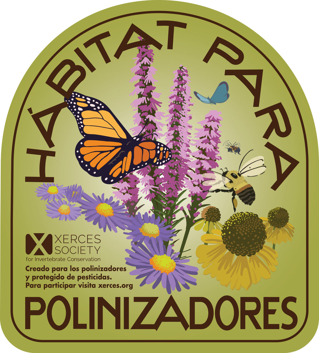 Letrero Hábitat para Polinizadores – Xerces Gift Center